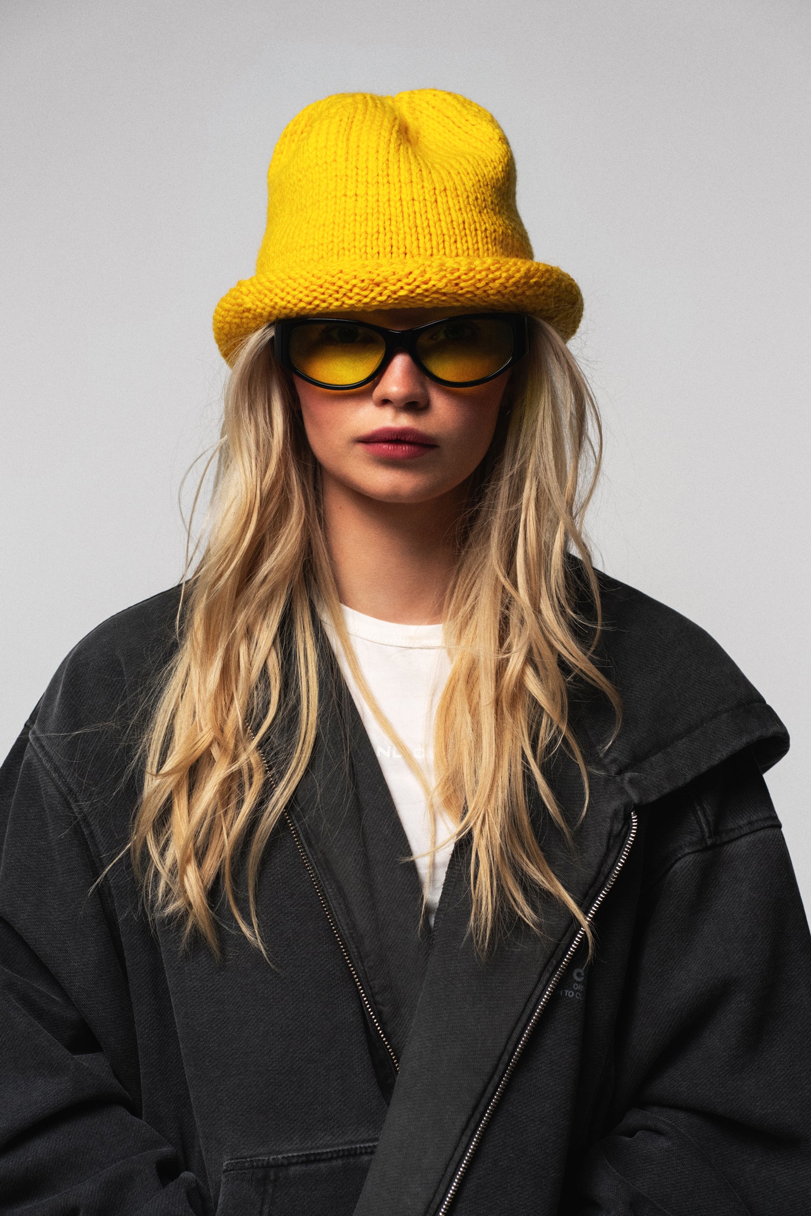 Buy Merino Wool Hand Knitted Hat Yellow | Worldwide Shipping – SNDCT